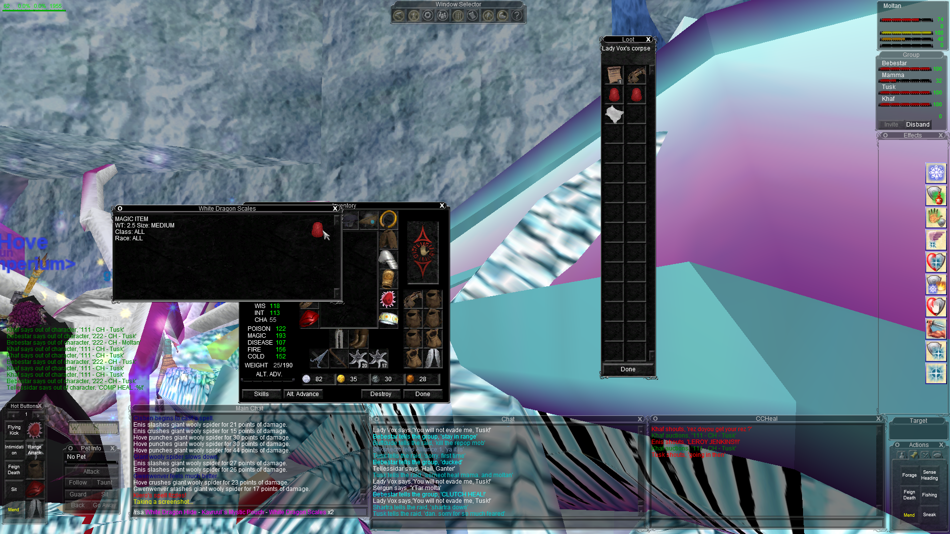 Naggy and Lady Vox raid | Page 2 | The Al'Kabor Project - PoP era Everquest